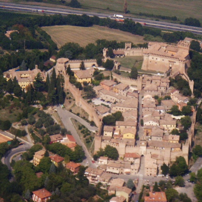 Château de Gradara - Château médiéval à Marche, Italie