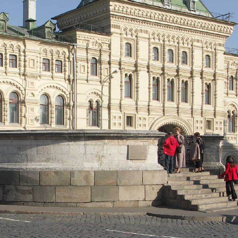 Patibulo - Plataforma de piedra en la Plaza Roja, Rusia