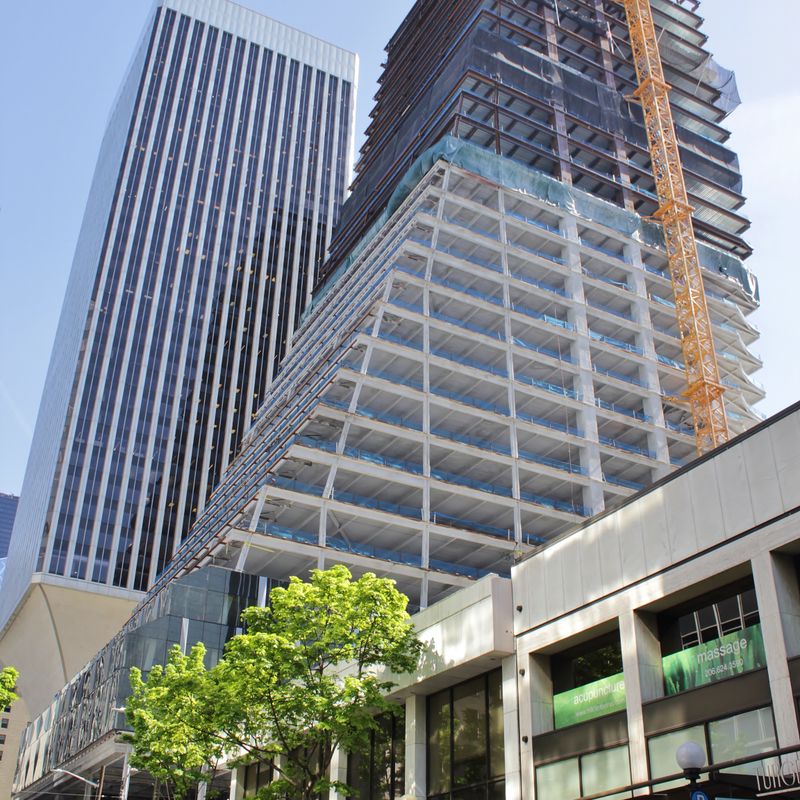 Rainier Square Tower - Gratte-ciel moderne au centre-ville de Seattle ...