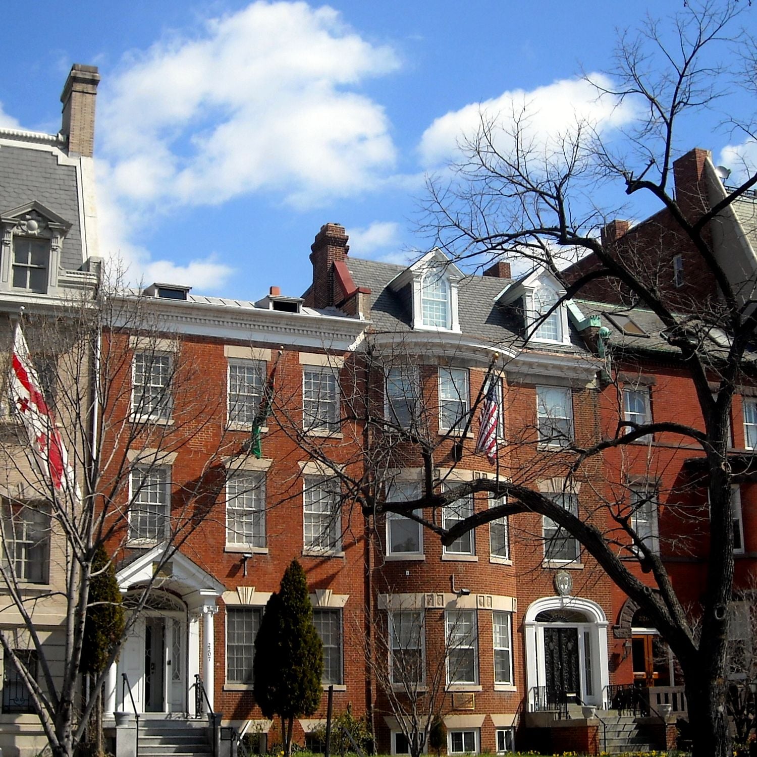 Embassy Row - Quartier diplomatique à Northwest Washington, D.C., États ...