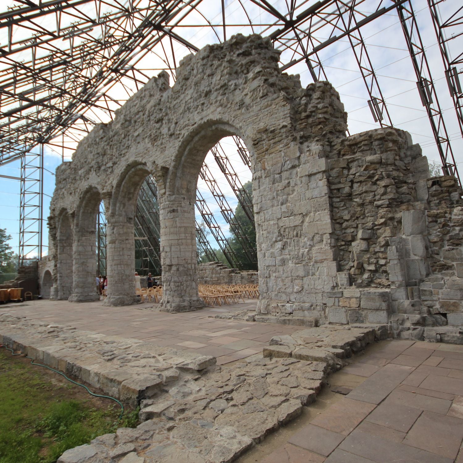 Domkirkeodden - Complejo museístico medieval en Hamar, Noruega